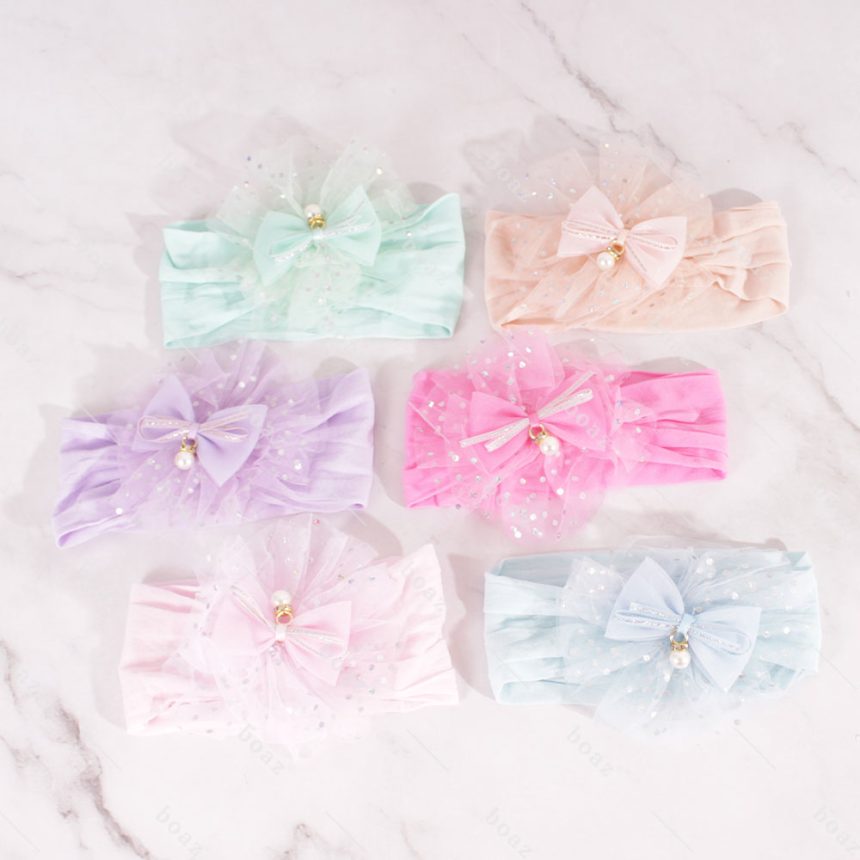 CINTILLO BEBE FLOR LAZO (docena) – BOAZ STORE